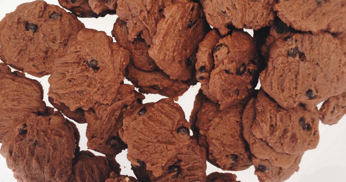 Resep Cookies coklat (foto step by step) oleh Vianiavariska - Cookpad