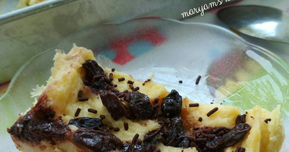 Resep Steamed Bread Pudding (Puding Roti Tawar Kukus) oleh Maryam ...