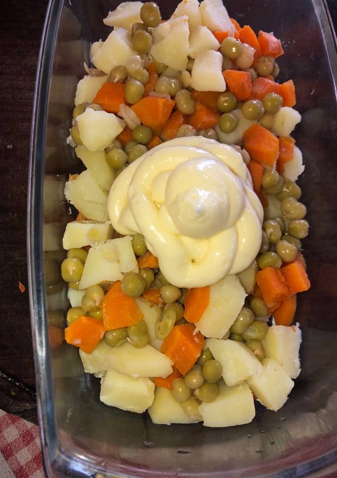 Ensalada rusa 😋 Receta de graciela_gauna.🌹- Cookpad