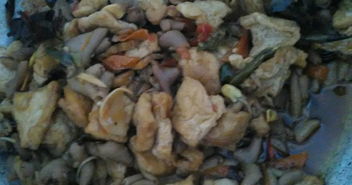 Resep Oseng Tahu Usus oleh Denok Putri Utami - Cookpad