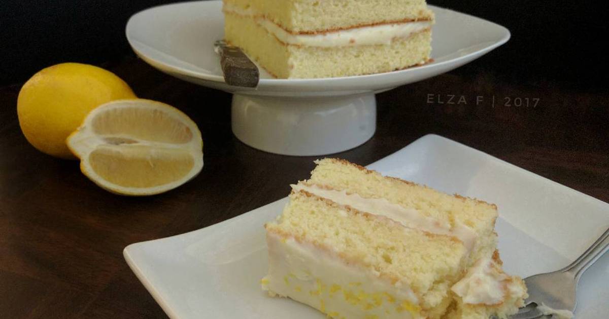 Resep Bolu Keju Lemon (no SP, BP, BS) oleh Elza Simple Kitchen - Cookpad