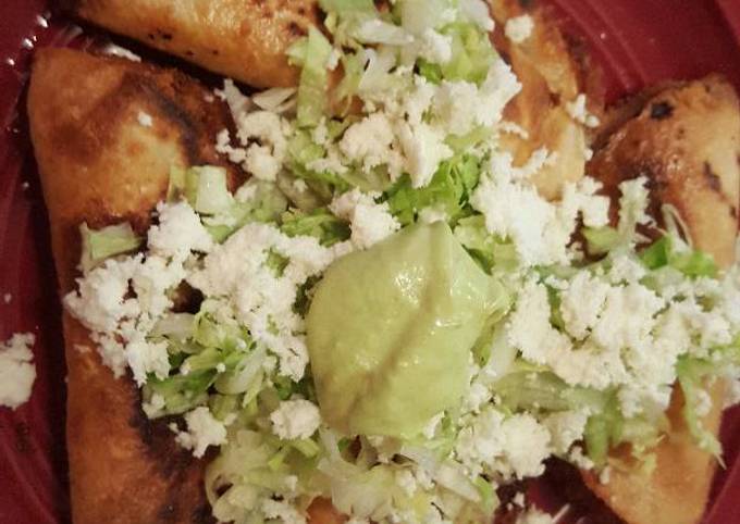 Tacos de papas y queso (fritos) Receta de Sandry Cruz .- Cookpad