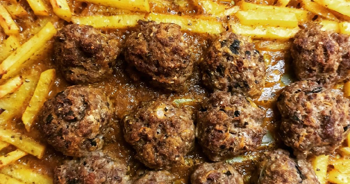 Κεφτεδάκια με πατάτες σαν τηγανητές στο φούρνο Συνταγή από τον/την ...