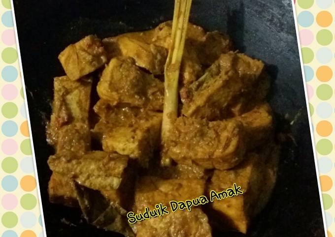Resep Kalio Tahu oleh rini mardanoes - Cookpad