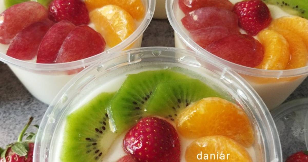Resep Puding Sutra Buah oleh Daniar - Cookpad
