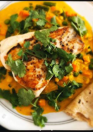 Grouper Fillets With Ginger And Coconut Curry Recipe by perryrey