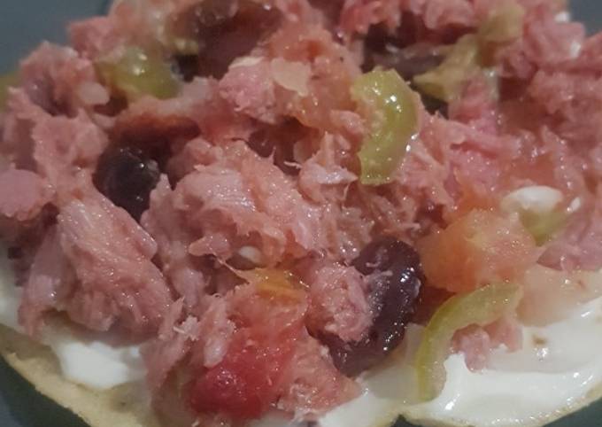 Tostadas de Marlin Receta de Isabel Aguilar- Cookpad