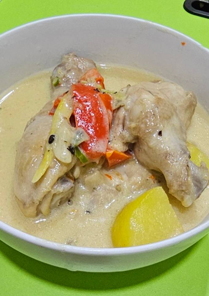 Easy Spicy Ginataang Manok Recipe by Zaine - Cookpad