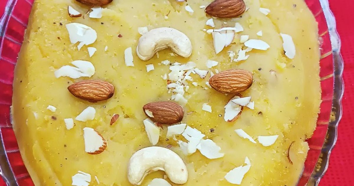 Sweet Potato And Fresh Cream Halva Recipe by Sangita Vyas - Cookpad