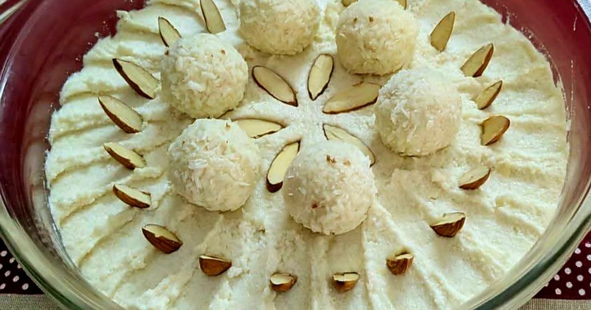 Raffaello Pudding Recipe by subha suresh - Cookpad