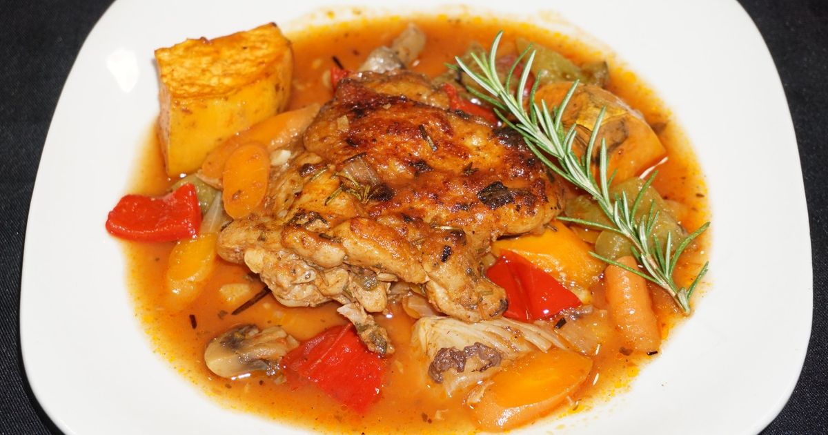 Chicken Stew With Sweet Potato And Fresh Herbs Recipe By Jon Michelena
