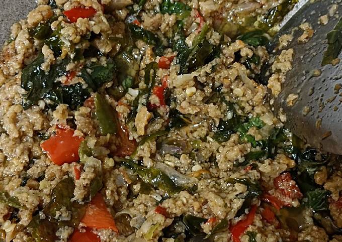 Resep Botok oncom daun so oleh Muflikhatin - Cookpad