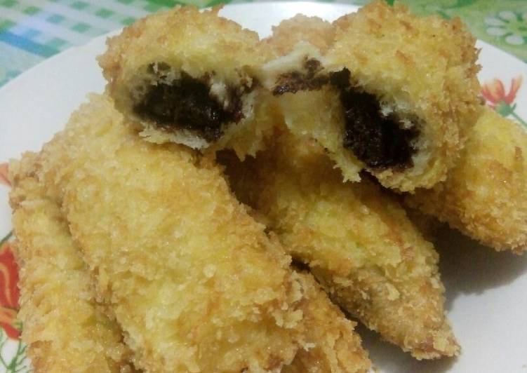 Resep : Roti Tawar Goreng Coklat 6 Langkah yang Enak