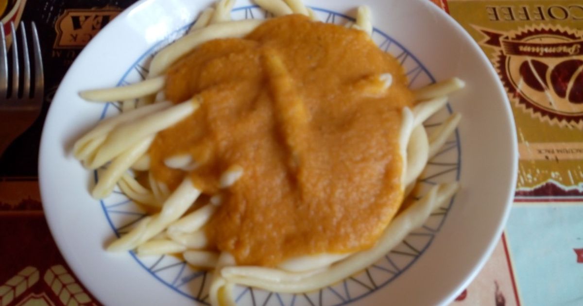 Pasta Con Salsa De Zanahorias Receta de Mery- Cookpad