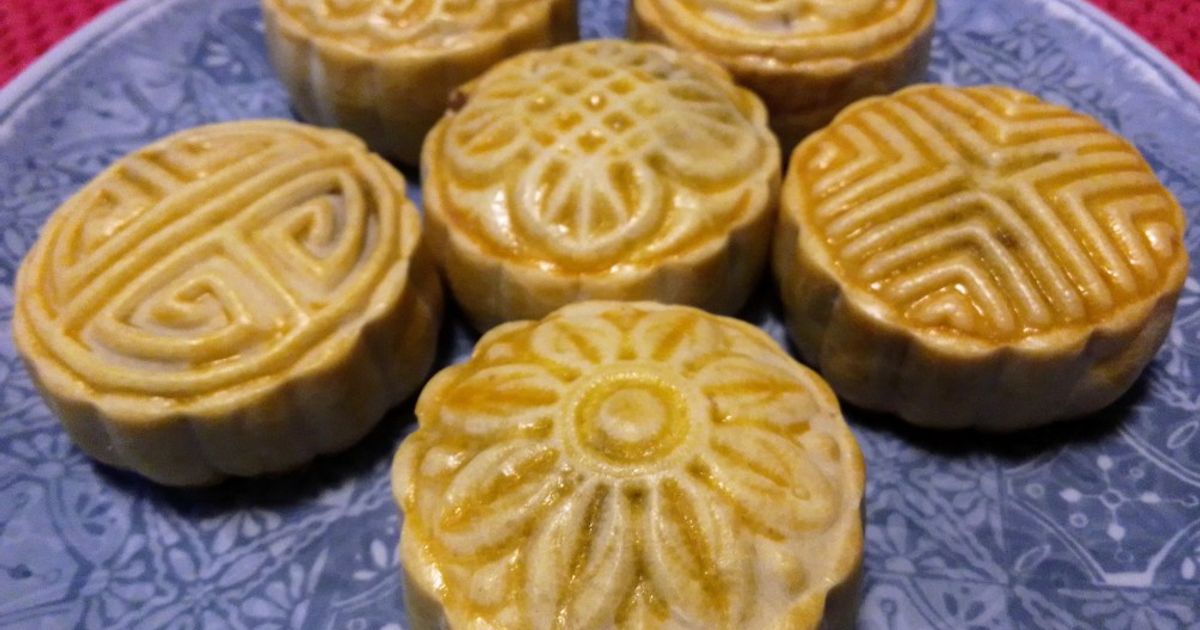 Mooncakes (Pastel De Luna, Chinos) De Garbanzo Y Chocolate Receta de ...