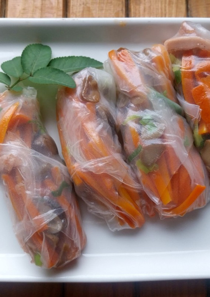 Resep Takjil Day #6 Vietnamese Spring Rolls oleh Ria Mamanya Tata - Cookpad