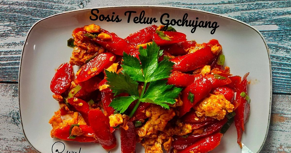 Resep Sosis Telur Gochujang oleh wulanandri - Cookpad