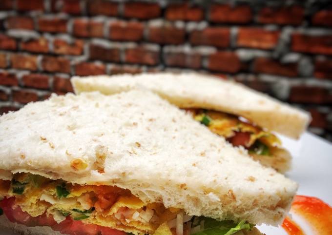 Resep Sandwich Roti Gandum oleh Indah Eka - Cookpad