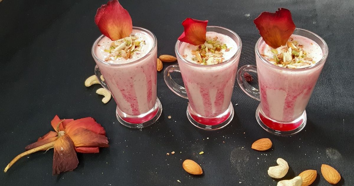 Gulkand Shake Recipe by Deepika Pushkar Sinha _______#DDV😘 - Cookpad