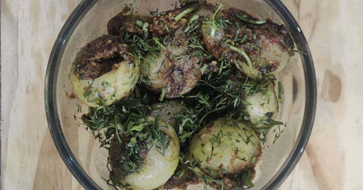 Bharwa Tinde, Stuffed Tinde, Tinde Masala, Tinde ki Sabji Recipe by ...