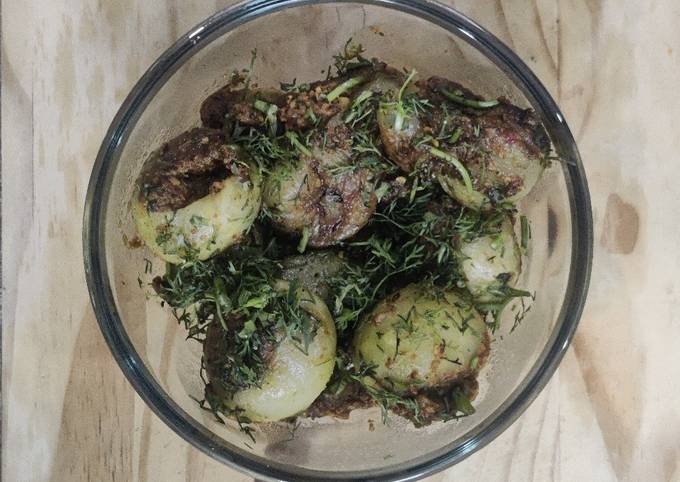 Bharwa Tinde, Stuffed Tinde, Tinde Masala, Tinde ki Sabji Recipe by ...