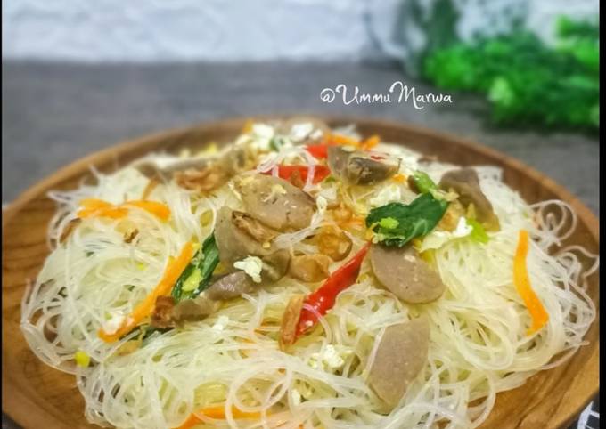 Resep Bihun Goreng Putih oleh Ummu Marwa - Cookpad