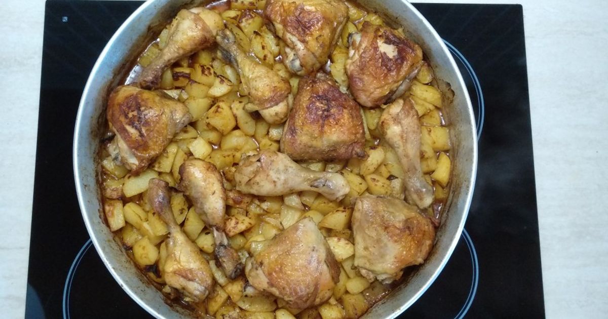 Πατάτες με κοτόπουλο στο φούρνο Συνταγή από τον/την Anna Beni - Cookpad