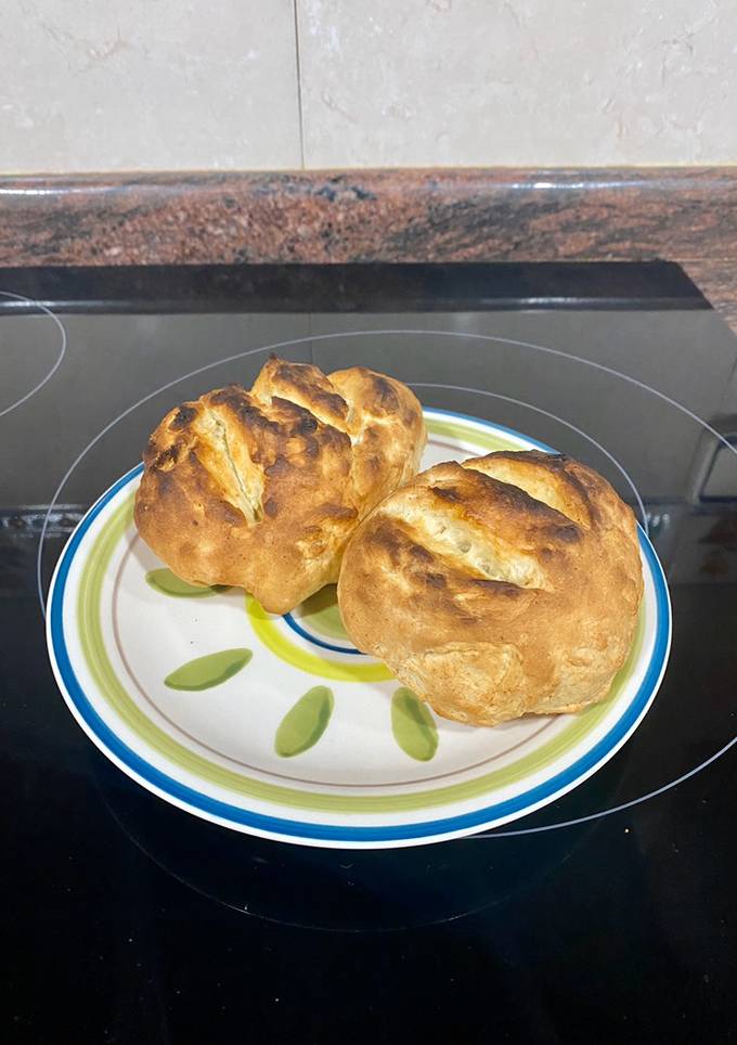 Pan al microondas Receta de Alejandro López- Cookpad