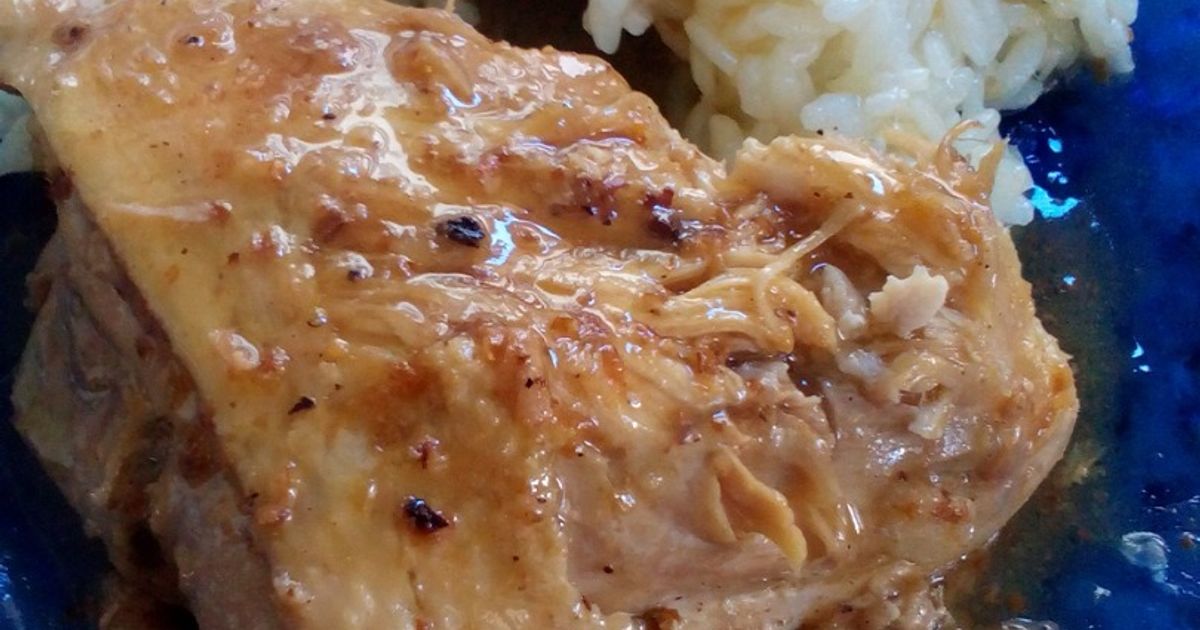 Pollo Y Bondiola De Cerdo En Salsa De Mostaza Y Hongo Receta de GRINGA
