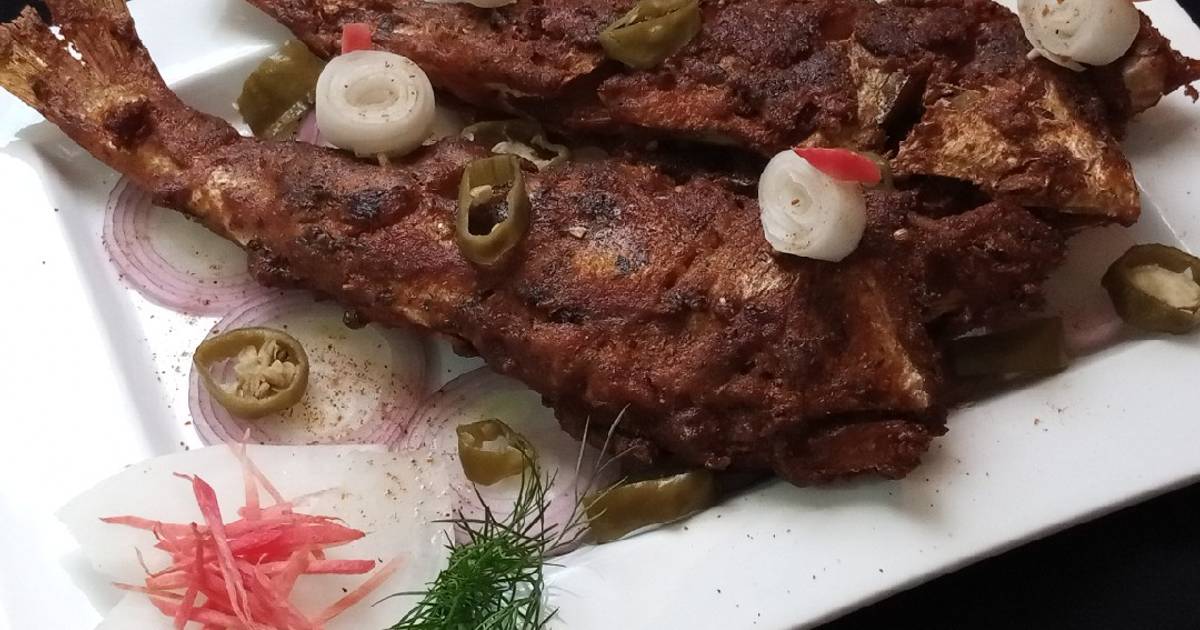 Masala Fish Fry Recipe by Man o Salwa By Neelam Saleem - Cookpad