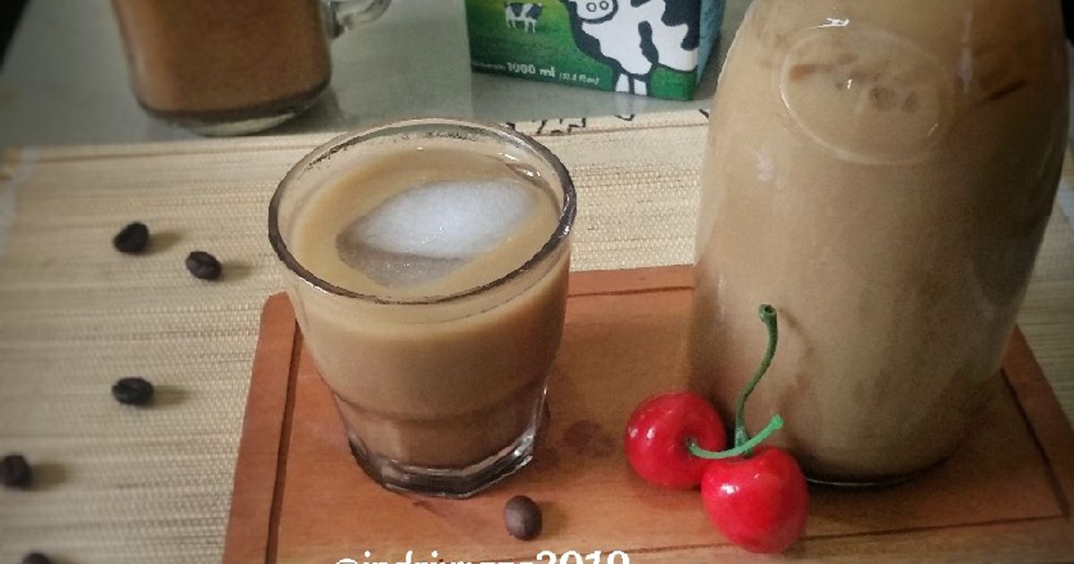 Resep Es Kopi Kekinian (Es Kopi Gula Merah) oleh Windriayu - Cookpad