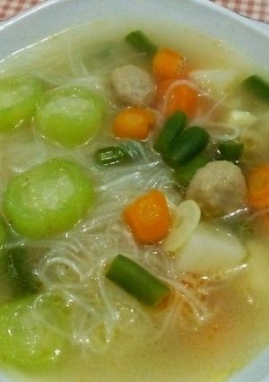 Resep Sup Oyong Soun oleh Prita Karina - Cookpad