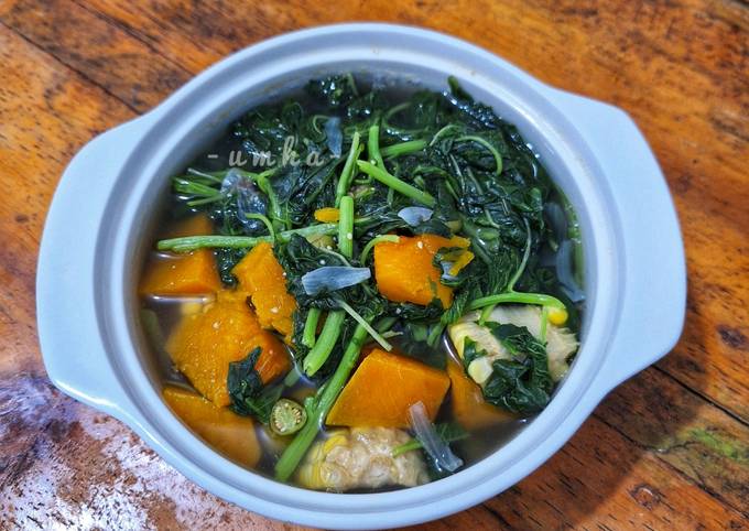Resep Bening Bayam Labu Kuning oleh Ayu Umha - Cookpad