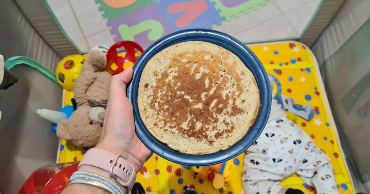 Waffle de banana 🍌 para bebés Receta de Mini Acevedo- Cookpad