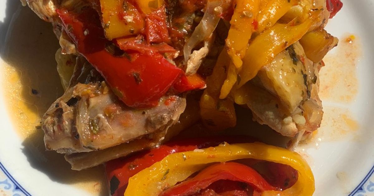 Chicken With Peppers (Pollo Alla Romana) Recipe By Anna In Cucina👩🏼‍🍳
