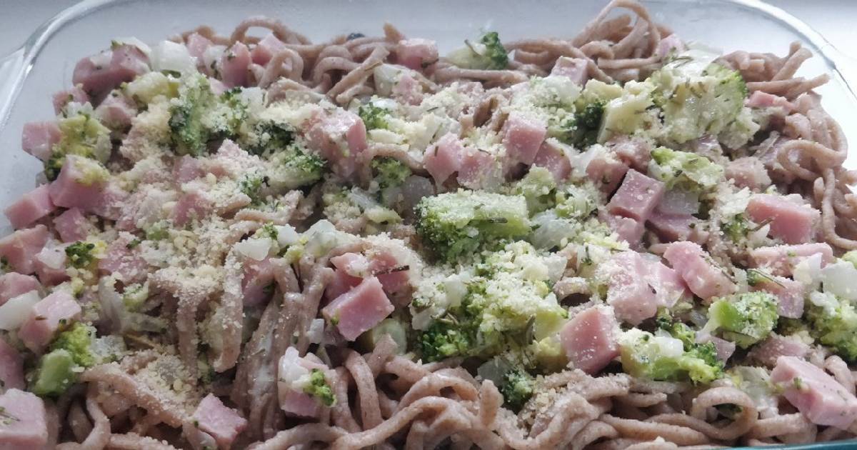 Fideos caseros integrales con salsa de brócoli con crema 🥰😍💞 Receta de ...