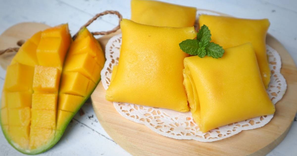 Resep Pancake mangga lembut tanpa mixer oleh Suka Suka RB - Cookpad