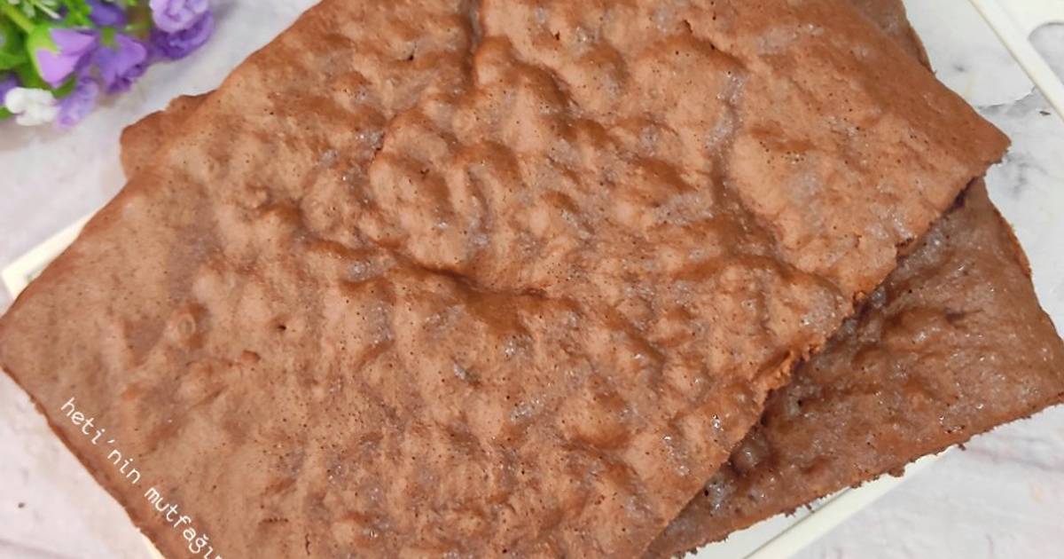 Resep Basic Sponge Cake (Coklat) untuk Berbagai Dessert oleh Heti - Cookpad