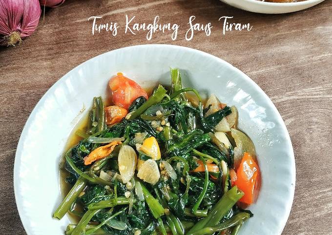 Resep Tumis Kangkung Saus Tiram Ala Resto Oleh Windriayu Cookpad