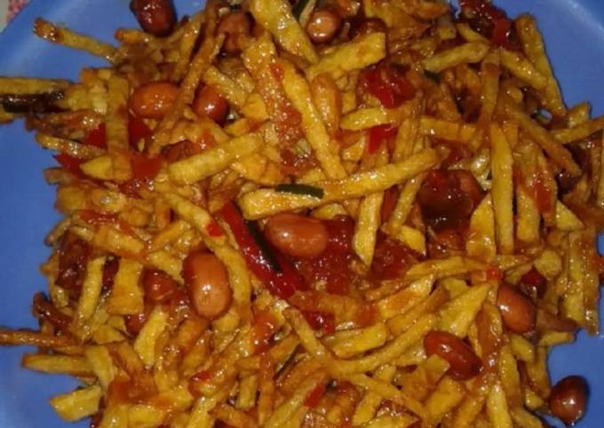 Resep Kering kentang pedas oleh Dapur Bunda - Cookpad