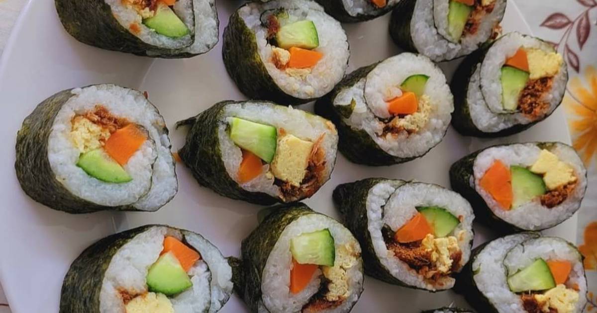 790 resep sushi rumahan sosis enak dan mudah - Cookpad