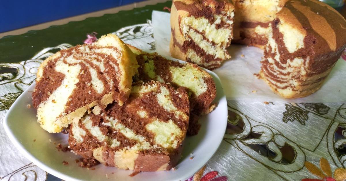 849 resep bolu zebra panggang enak dan mudah - Cookpad