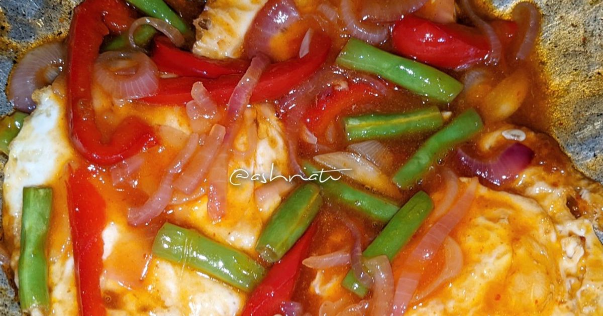 Resipi Telur Goreng Masak Sos oleh aFun ashriati - Cookpad