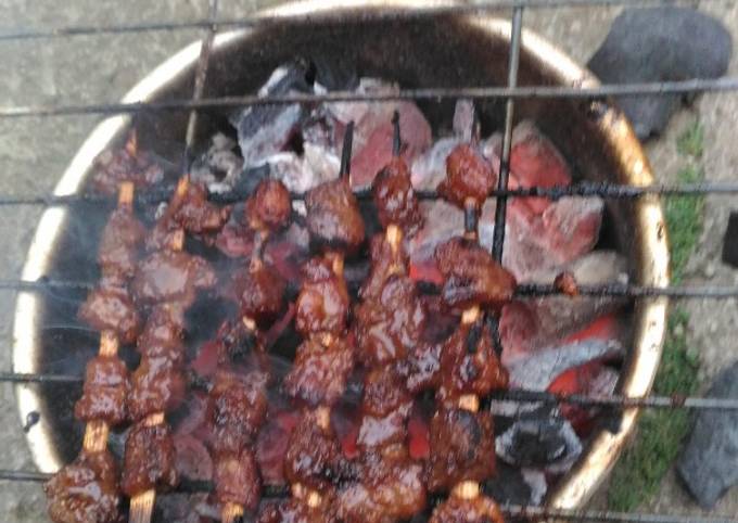Resep Sate maranggi sapi oleh mamake - Cookpad