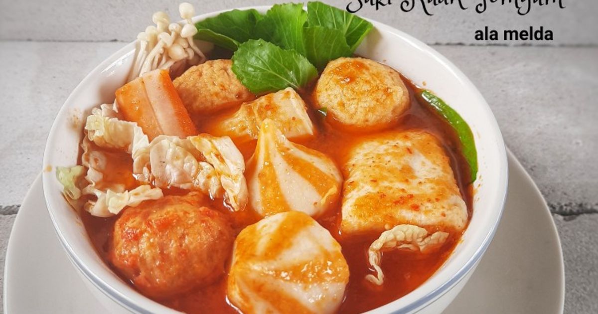 Resep suki kuah tomyam udang rumahan enak dan mudah - Cookpad