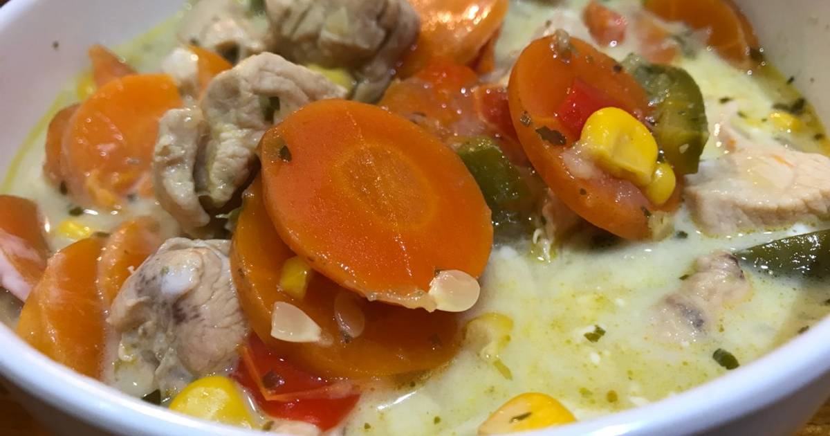 Cazuela de pollo con crema - 10 recetas caseras - Cookpad