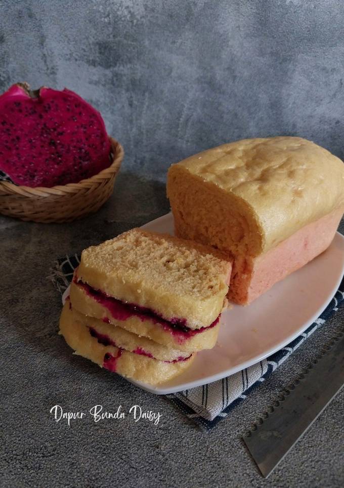 Resep Roti Kukus Selai Buah Naga oleh Dapur Bunda Daisy - Cookpad