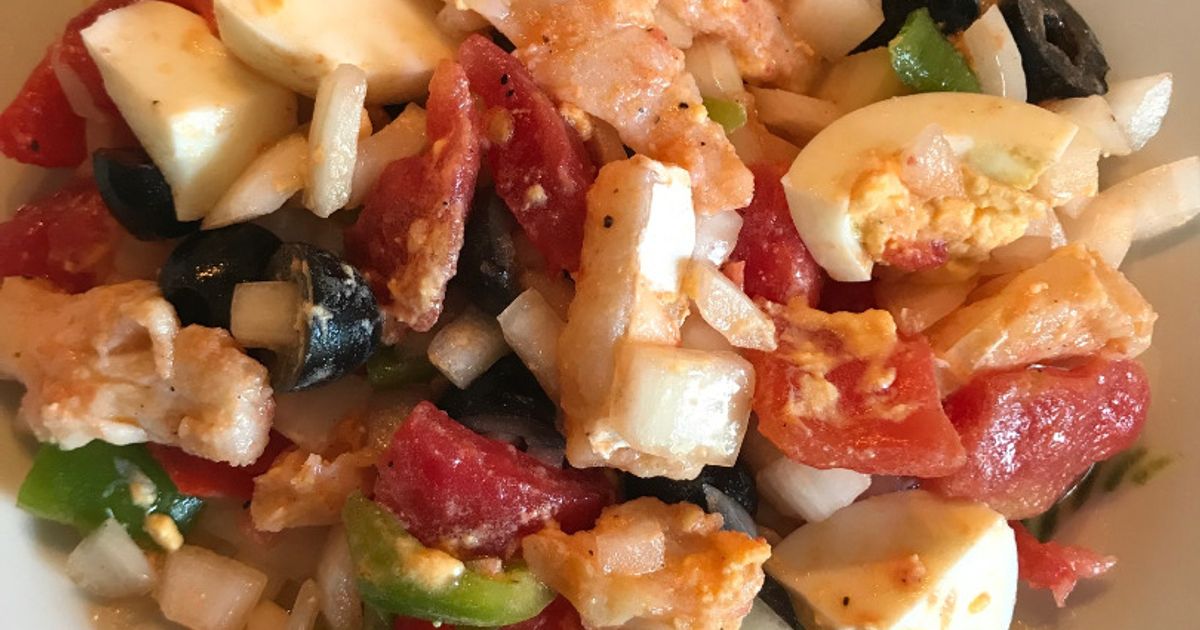 Esqueixada O Ensalada De Bacalao Receta de Rosa Angel- Cookpad