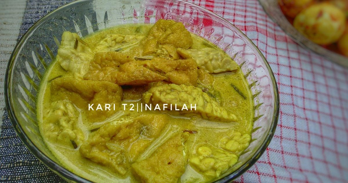 Resep Kari T2 (Tempe Tahu) oleh Nafilah_Xafuera - Cookpad