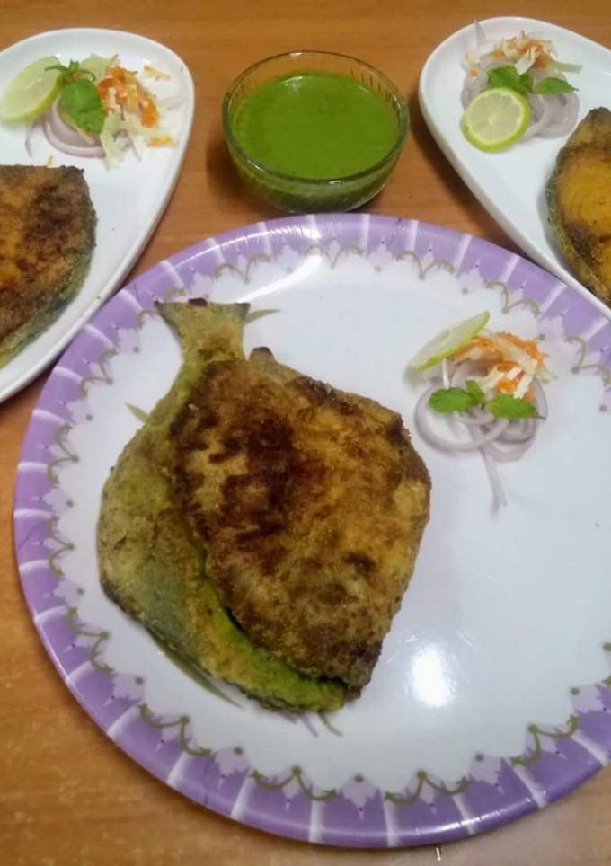 Stuffed Fish Fry Recipe by Pankaj Gade - Cookpad